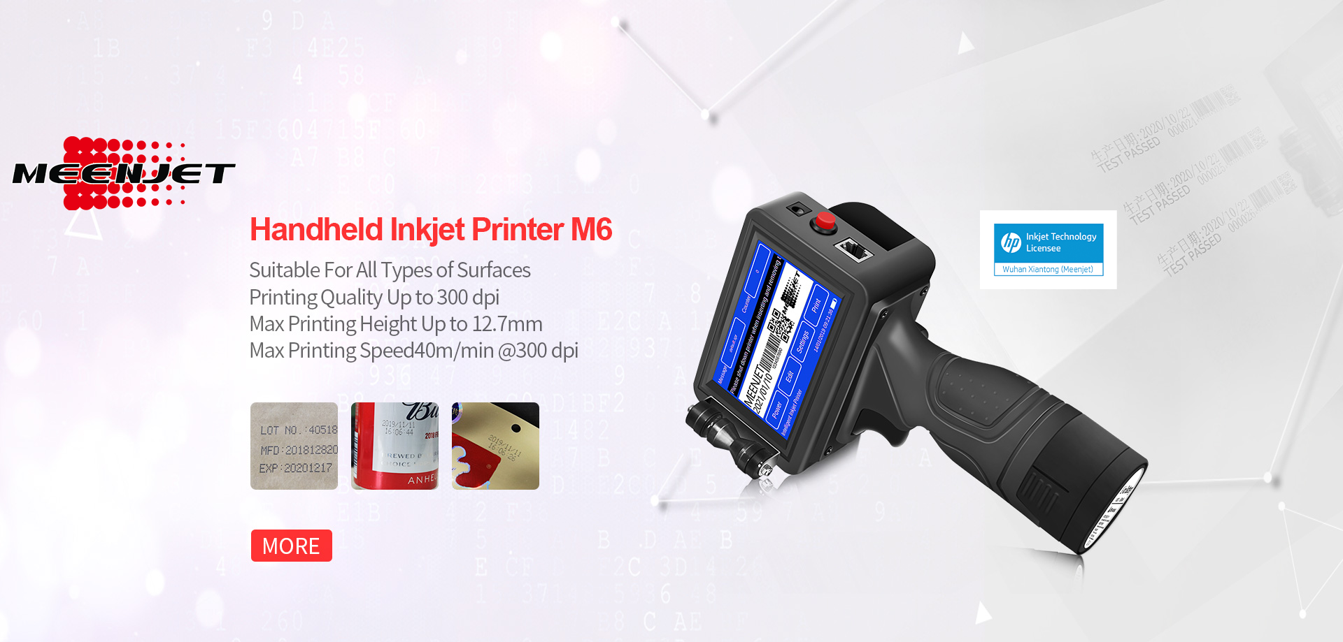 Coding Machine,Handheld Inkjet Printer,Batch inkjet coding printer, Expiry date printer are our ...