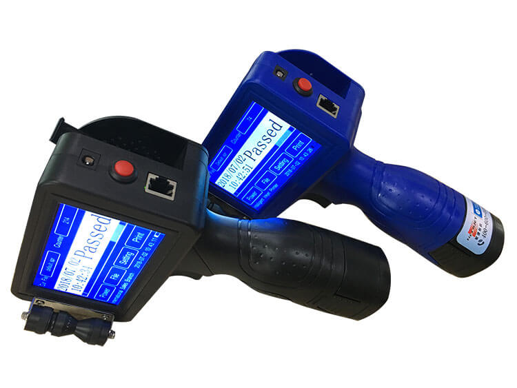 Expiry date batch code handheld inkjet printing machine for food ...