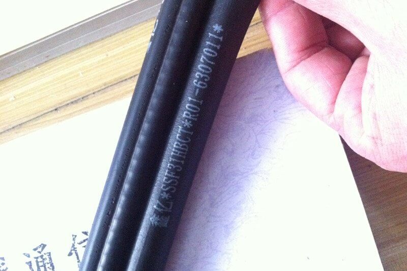 Print cable by the batch number printing machine and handheld coding ...