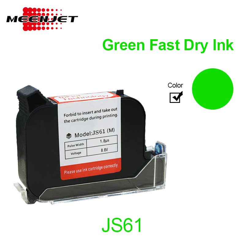 HP Solvent Green Ink Cartridges factory for Inkjet Date Coding Machine