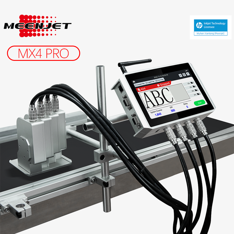 MX4PRO Batch Coding Machine, Inline Inkjet Coding Machine - Meenjet