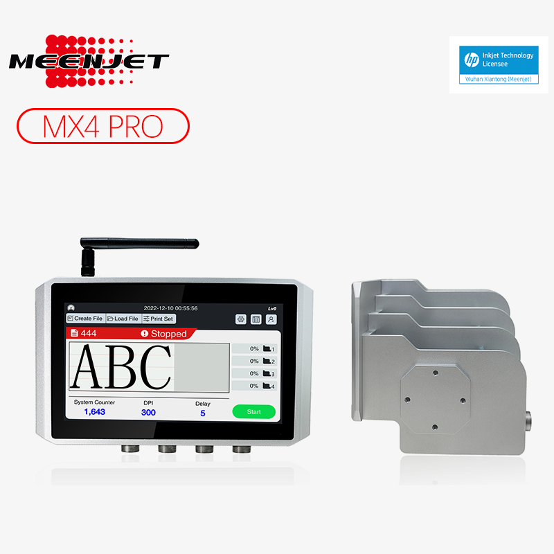 MX4PRO Batch Coding Machine, Inline Inkjet Coding Machine - Meenjet